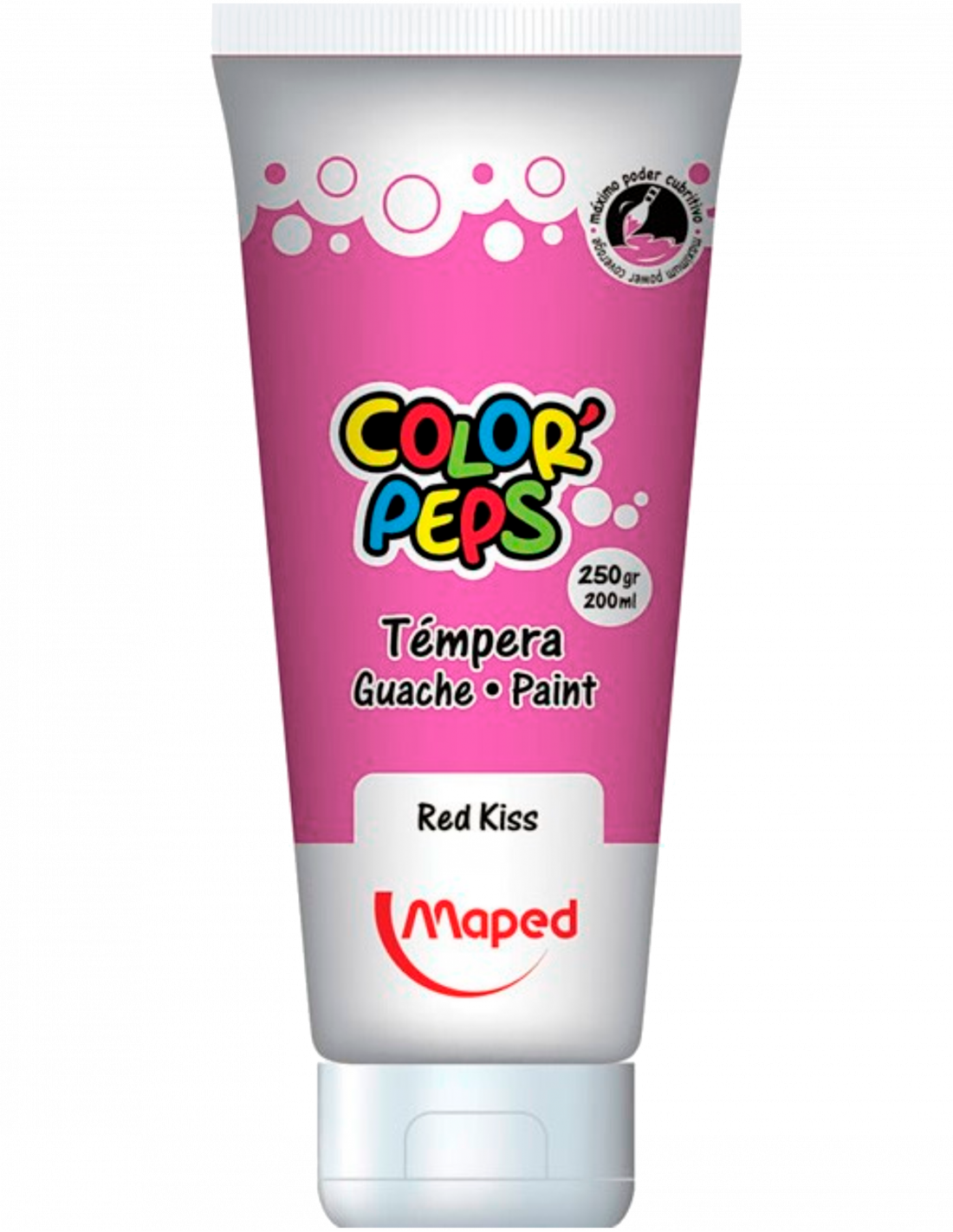 Tempera Maped Color Peps Pomo X 200 Ml Rosa